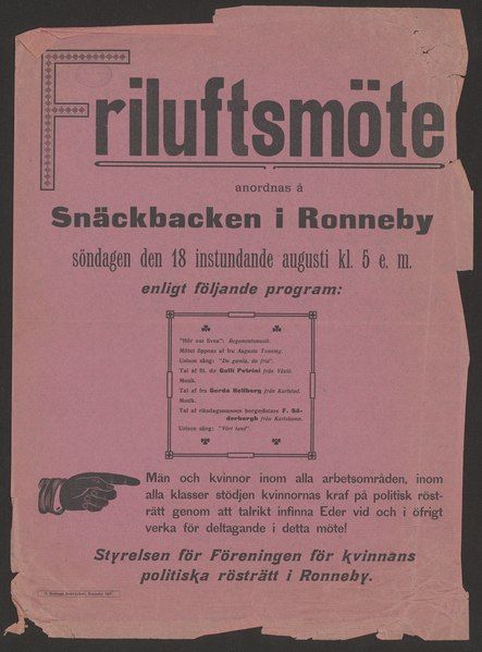 Augusta och Rösträttskampen – Ett varv till med Anna