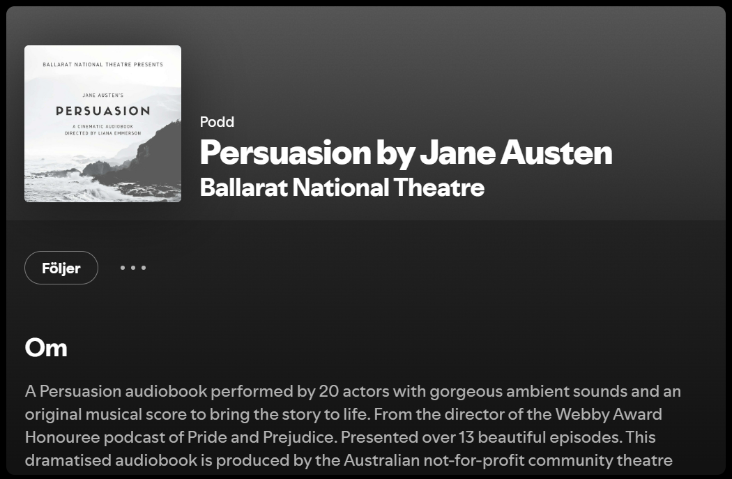 Med lite australiensisk dialekt – Ett varv till med Anna